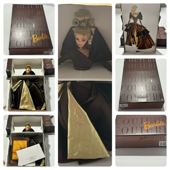 Barbie | Toys | Nrfb996 Mattel Couture Portrait In Taffeta Barbie Doll ...